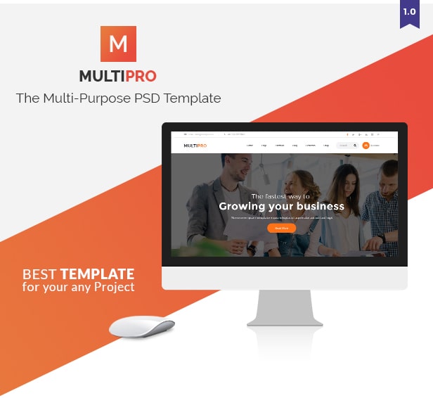 MultiPro – Multi-Purpose PSD Template - Templates Coder