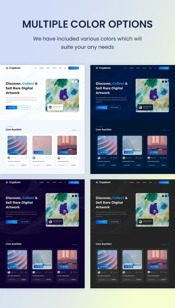 Cryptcon - ICO & Crypto HTML Template - Templates Coder