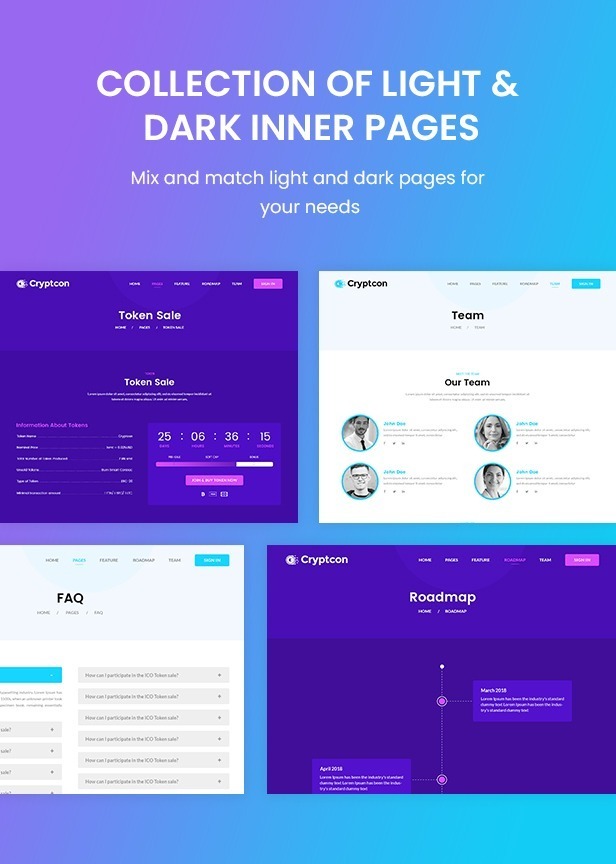 Cryptcon - ICO & Crypto HTML Template - Templates Coder