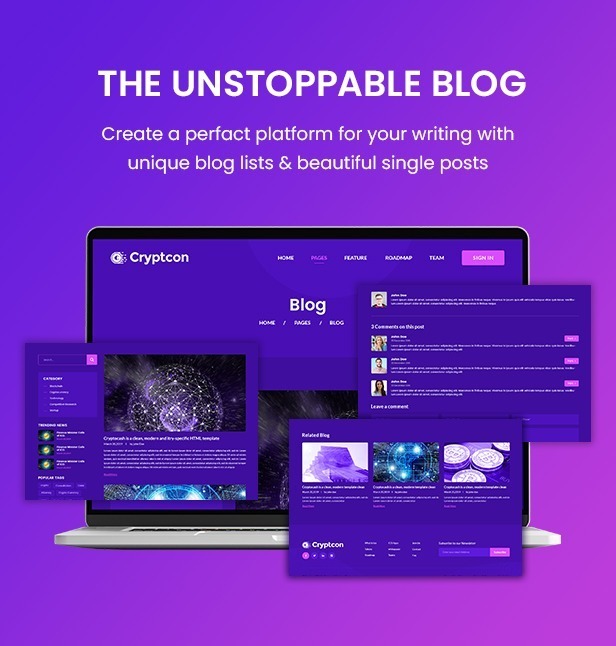 Cryptcon - ICO & Crypto HTML Template - Templates Coder