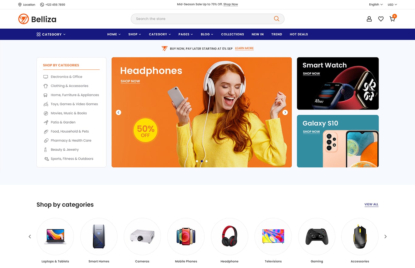 Electronics Shopify Theme | Fast & Mobile-Ready Design